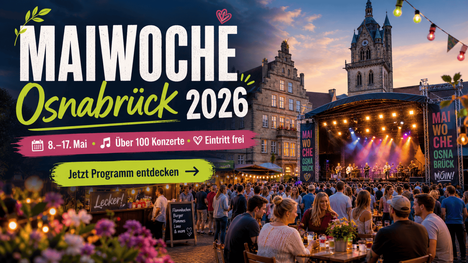 Maiwoche Osnabrück 2026 - ★Osnabrücker Anzeiger★